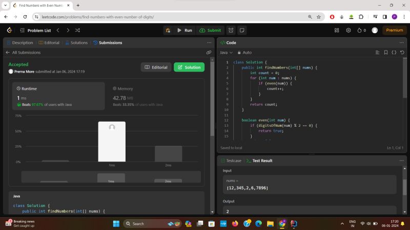 Prerna More on LinkedIn: #day1 #100daysofcode #dsa #java #leetcode # ... Prerna More on LinkedIn: #day1 #100daysofcode #dsa #java #leetcode # ...