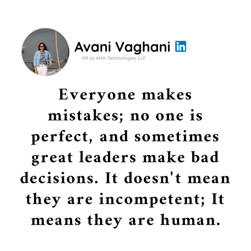 Why great leaders are not infallible - Avani Vaghani | Avani Vaghani ... Why great leaders are not infallible - Avani Vaghani | Avani Vaghani ...