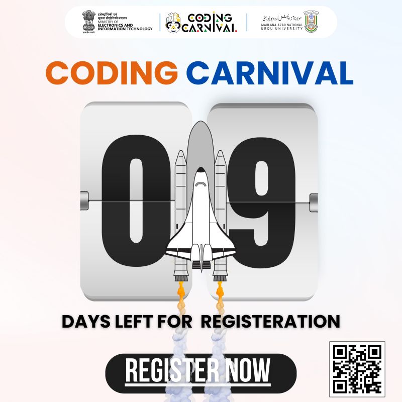 MANUU_Coding Carnival on LinkedIn: #countdowntoregister #joinusnow # ... MANUU_Coding Carnival on LinkedIn: #countdowntoregister #joinusnow # ...