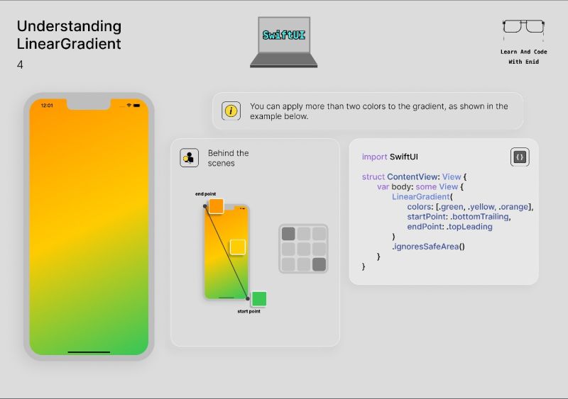 Creating a linear gradient with more than two colors in SwiftUI ... Creating a linear gradient with more than two colors in SwiftUI ...
