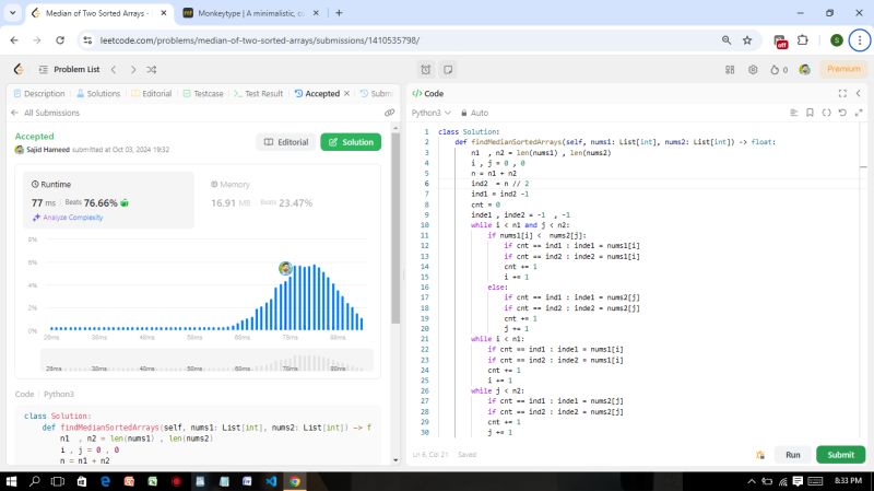 Sajid Hameed on LinkedIn: #day10 #dsa #leetcode #programming #coding # ... Sajid Hameed on LinkedIn: #day10 #dsa #leetcode #programming #coding # ...