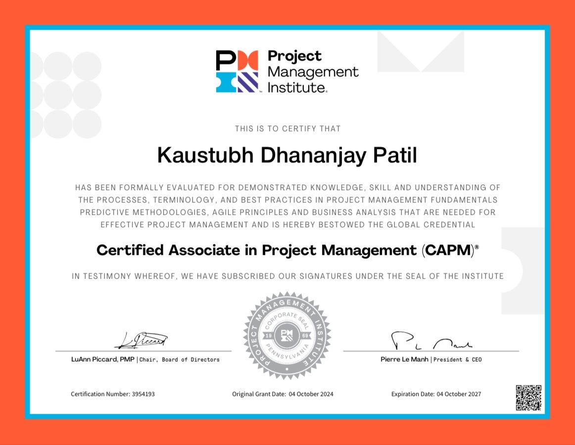 Kaustubh Patil on LinkedIn: š Exciting News! š Iām thrilled to share ... Kaustubh Patil on LinkedIn: š Exciting News! š Iām thrilled to share ...