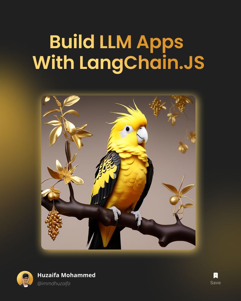 How to build LLM Apps with LangChain.js | Mohammed Huzaifa posted on ... How to build LLM Apps with LangChain.js | Mohammed Huzaifa posted on ...