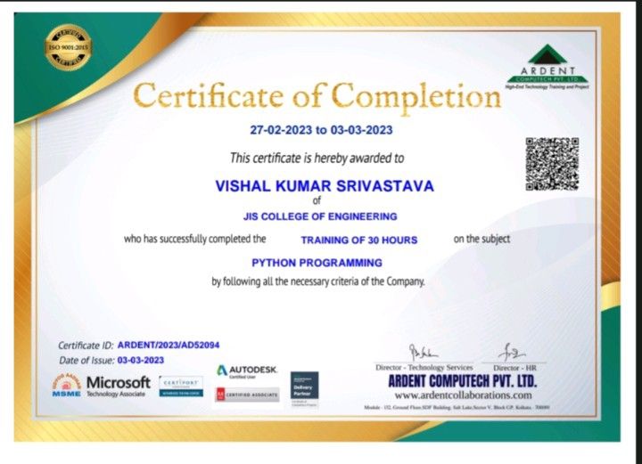 Vishal Kumar Srivastava on LinkedIn: #python #pythonprogramming Vishal Kumar Srivastava on LinkedIn: #python #pythonprogramming