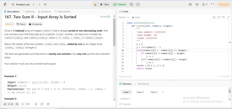 LeetCode problem solved with two-pointers | Muhammad Umer Tariq posted ... LeetCode problem solved with two-pointers | Muhammad Umer Tariq posted ...