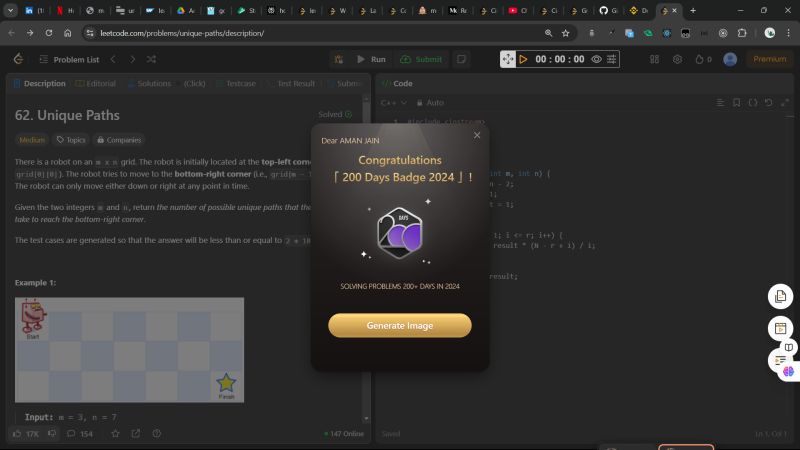 Aman Jain on LinkedIn: #codingmilestone #leetcode #milestone #codingjourney Aman Jain on LinkedIn: #codingmilestone #leetcode #milestone #codingjourney
