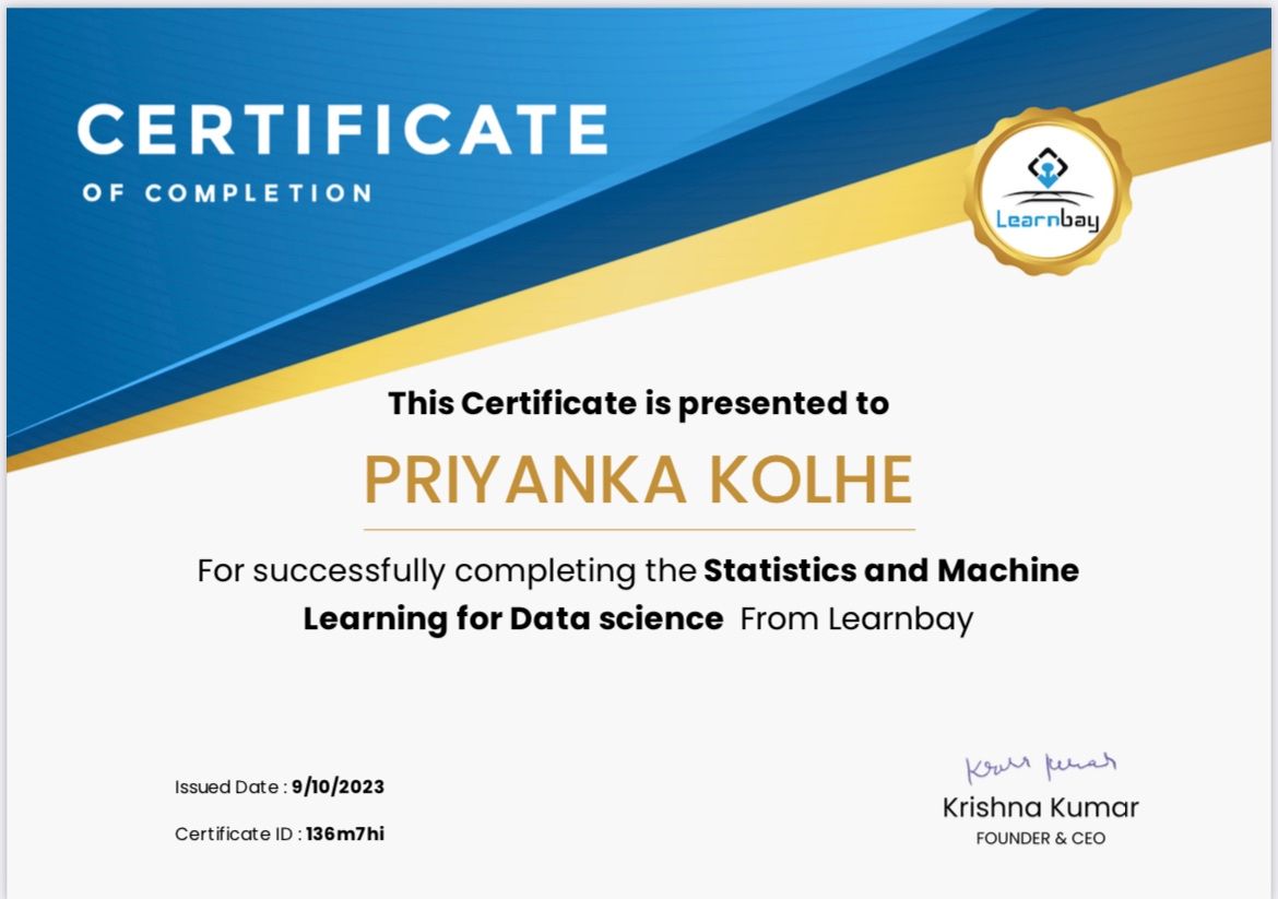 Priyanka Nehete Kolhe on LinkedIn: #datascience #statistics # ... Priyanka Nehete Kolhe on LinkedIn: #datascience #statistics # ...