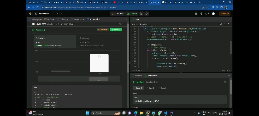 Ujval Rai on LinkedIn: Embarking on Day 72 of my LeetCode journey is a ... Ujval Rai on LinkedIn: Embarking on Day 72 of my LeetCode journey is a ...