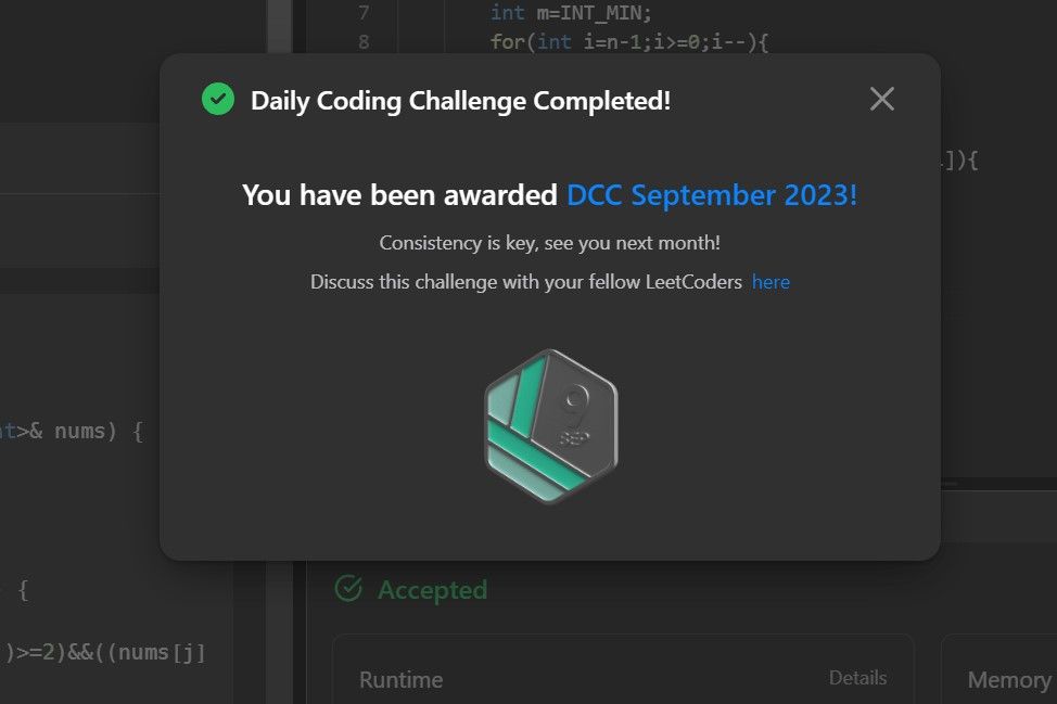 Keshav Soni on LinkedIn: 🚀 Completed the LeetCode DCC Challenge! 💻 Hey ... Keshav Soni on LinkedIn: 🚀 Completed the LeetCode DCC Challenge! 💻 Hey ...