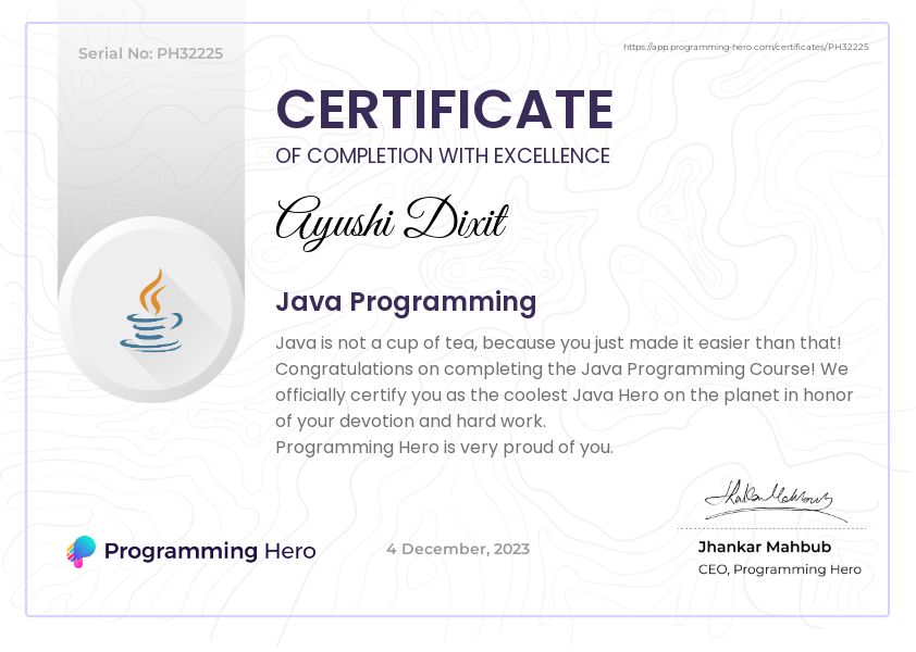 Ayushi Dixit on LinkedIn: #programminghero #programming #coding Ayushi Dixit on LinkedIn: #programminghero #programming #coding