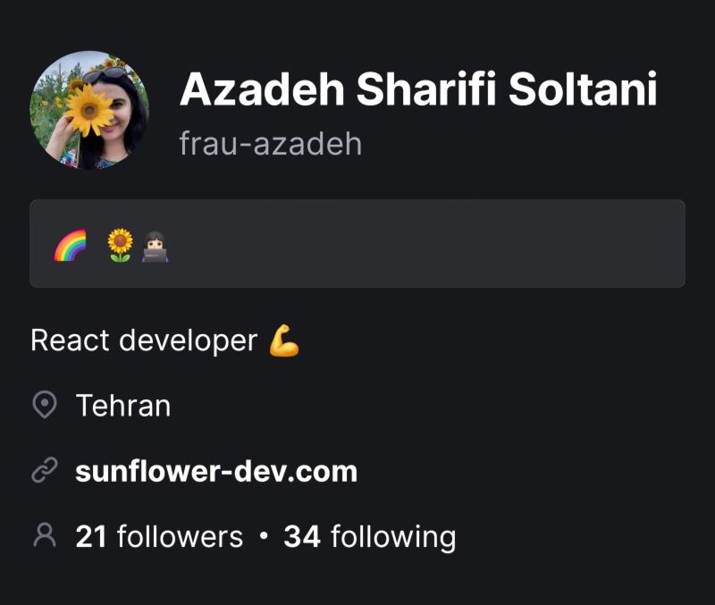 Azadeh Sharifi Soltani on LinkedIn: #developer #react #github | 22 comments Azadeh Sharifi Soltani on LinkedIn: #developer #react #github | 22 comments