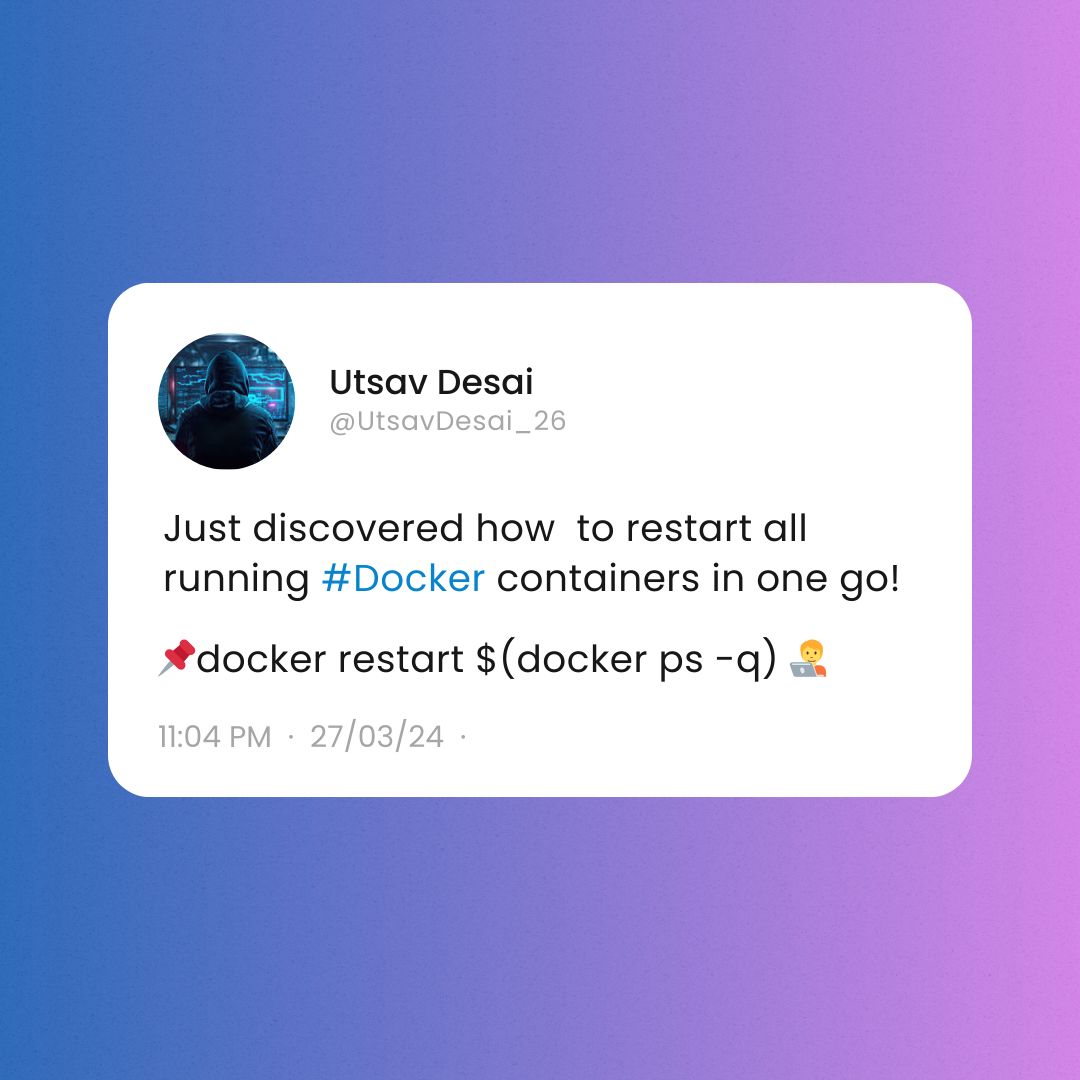 Utsav Desai on LinkedIn: #docker #devops #containerization #docker # ... Utsav Desai on LinkedIn: #docker #devops #containerization #docker # ...