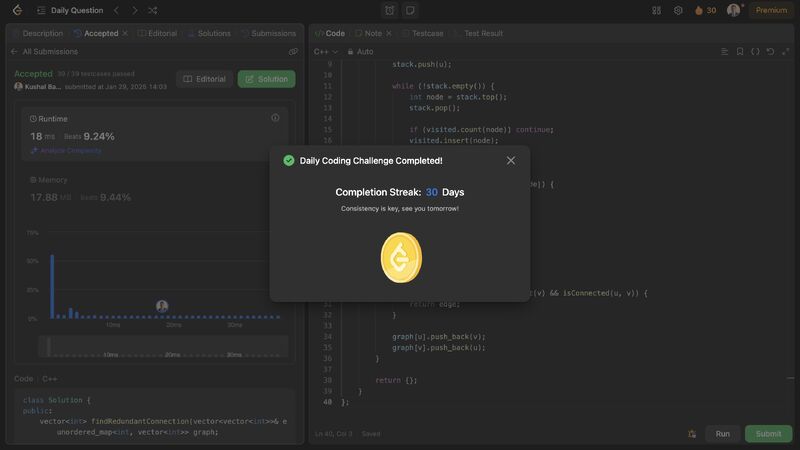 Kushal Bansal on LinkedIn: #leetcode #dailychallenge #graphtheory #dfs ... Kushal Bansal on LinkedIn: #leetcode #dailychallenge #graphtheory #dfs ...