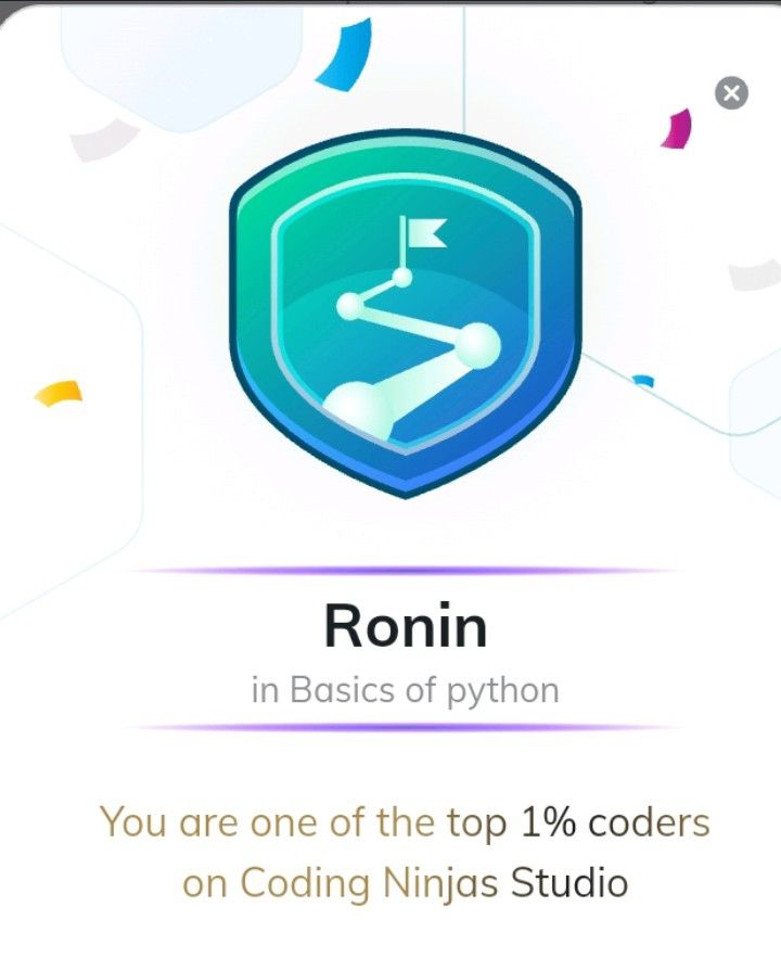 Yash Dubey on LinkedIn: #codingninjas #coding #python #placementpreparation Yash Dubey on LinkedIn: #codingninjas #coding #python #placementpreparation