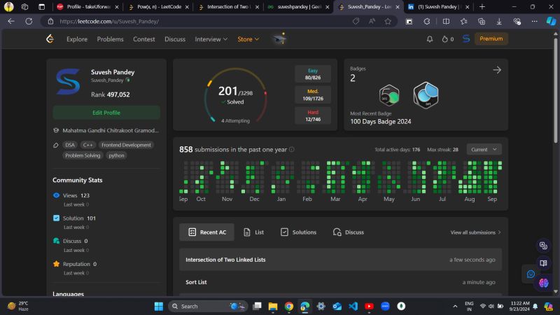 Suvesh Pandey on LinkedIn: #leetcode #geeksforgeeks #striver # ... Suvesh Pandey on LinkedIn: #leetcode #geeksforgeeks #striver # ...
