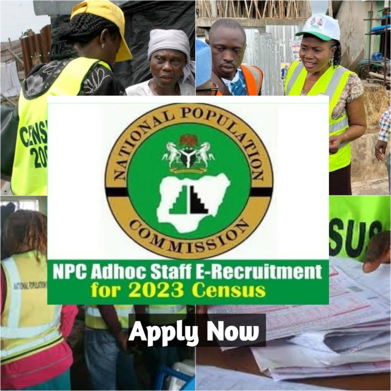 Justice Chigonum on LinkedIn: NPC 2023 Census Ad-hoc Staff Recruitment ... Justice Chigonum on LinkedIn: NPC 2023 Census Ad-hoc Staff Recruitment ...
