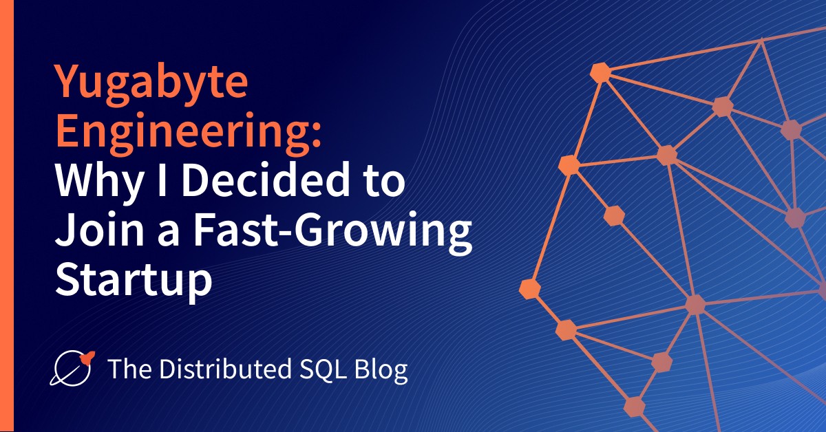 Yugabyte on LinkedIn: #distributedsql #community #opensource #yugabytedb Yugabyte on LinkedIn: #distributedsql #community #opensource #yugabytedb