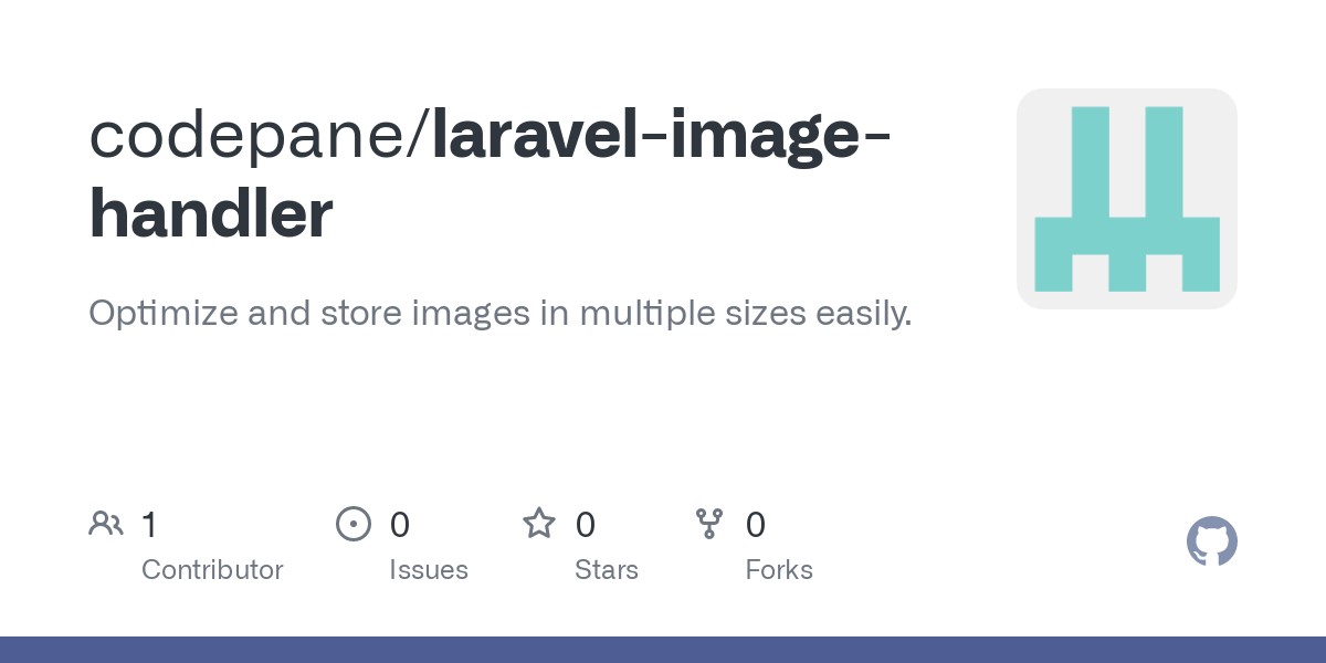 GitHub - codepane/laravel-image-handler: Optimize and store images in ... GitHub - codepane/laravel-image-handler: Optimize and store images in ...