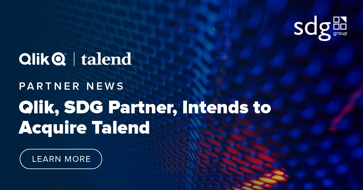 SDG Group on LinkedIn: Qlik, SDG Partner, Intends to Acquire Talend SDG Group on LinkedIn: Qlik, SDG Partner, Intends to Acquire Talend