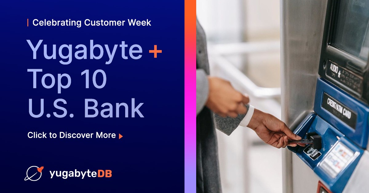 Yugabyte on LinkedIn: Top 10 Bank Chooses YugabyteDB as Distributed SQL ... Yugabyte on LinkedIn: Top 10 Bank Chooses YugabyteDB as Distributed SQL ...