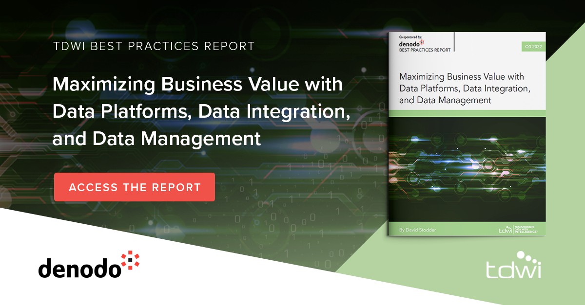 Denodo on LinkedIn: TDWI Best Practices Report: Maximizing Business ... Denodo on LinkedIn: TDWI Best Practices Report: Maximizing Business ...