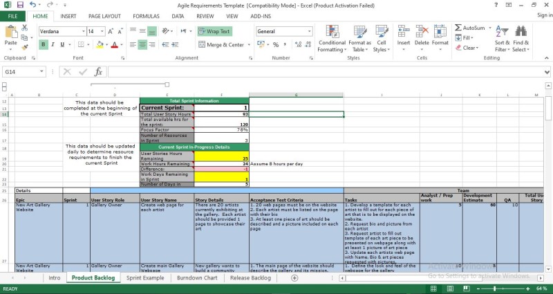 Learn Management on LinkedIn: Agile requirements template excel Learn Management on LinkedIn: Agile requirements template excel
