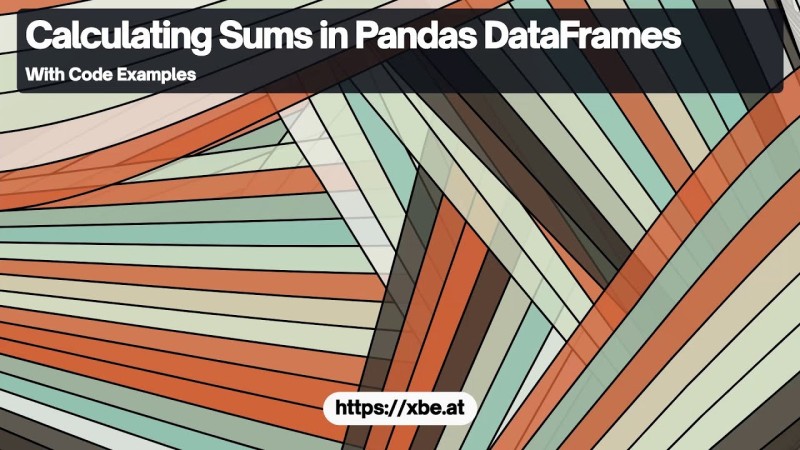 Giuseppe Canale CISSP on LinkedIn: Calculating Sums in Pandas DataFrames Giuseppe Canale CISSP on LinkedIn: Calculating Sums in Pandas DataFrames