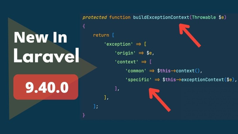 Laravel News on LinkedIn: Override Exception Context Format - 5 New ... Laravel News on LinkedIn: Override Exception Context Format - 5 New ...