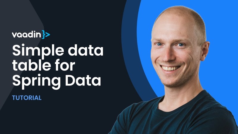 Vaadin LinkedIn: Easy data table for Spring Data with Vaadin Flow in 90 ... Vaadin LinkedIn: Easy data table for Spring Data with Vaadin Flow in 90 ...