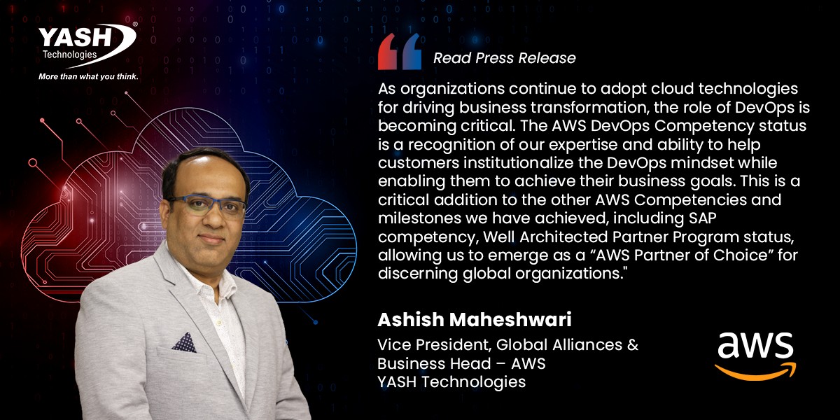 YASH Technologies on LinkedIn: YASH Technologies Achieves AWS DevOps ... YASH Technologies on LinkedIn: YASH Technologies Achieves AWS DevOps ...