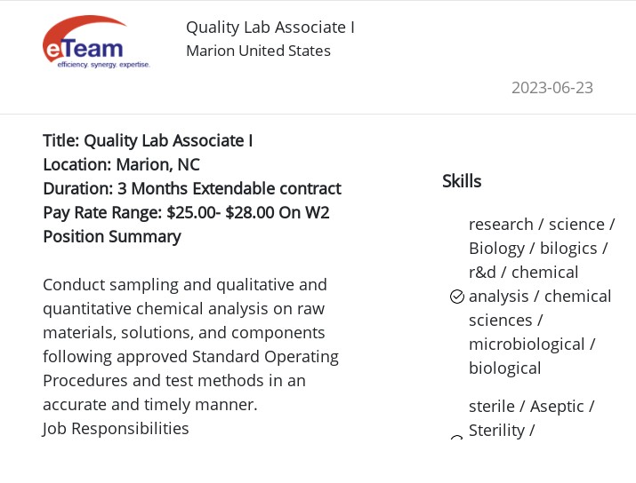 Deepankar Sharma on LinkedIn: Quality Lab Associate I Deepankar Sharma on LinkedIn: Quality Lab Associate I