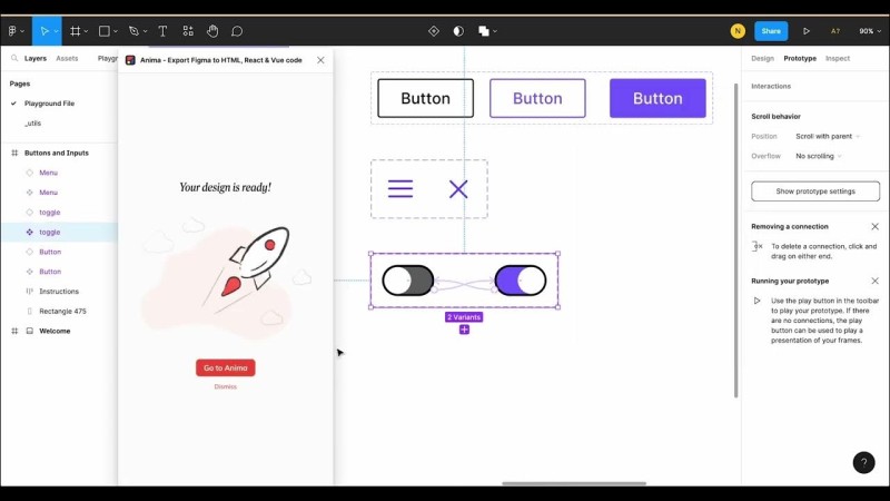 Convert Figma variants into interactive React components in one click ... Convert Figma variants into interactive React components in one click ...