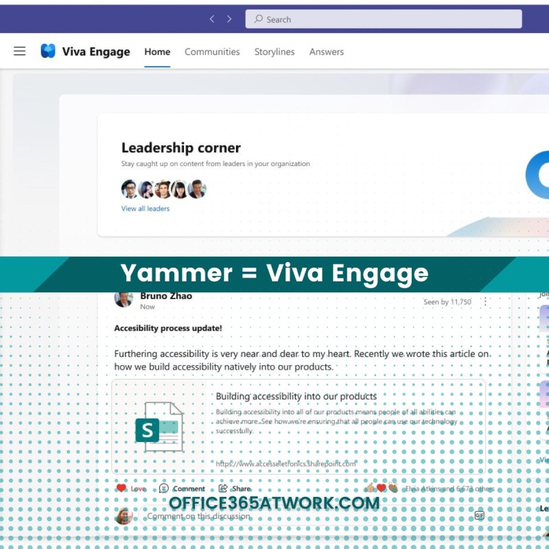 Yammer is evolving to Microsoft Viva Engage | Microsoft 365 Blog ... Yammer is evolving to Microsoft Viva Engage | Microsoft 365 Blog ...