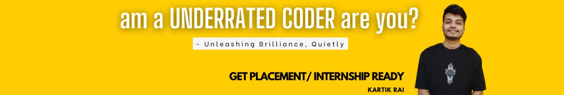 Underrated Coder | LinkedIn Underrated Coder | LinkedIn