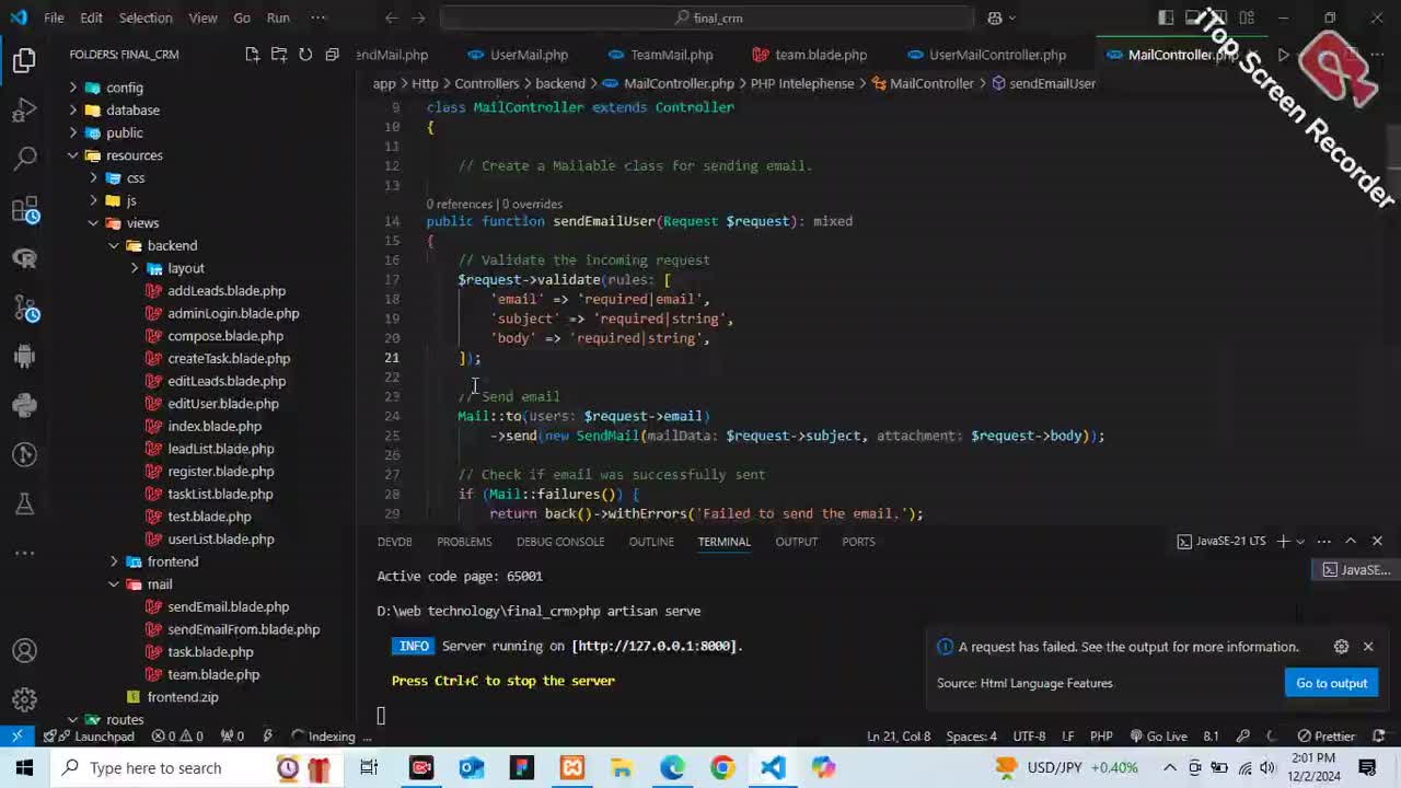 Ali Abbas on LinkedIn: #laravel #php #taskmanagement #webdevelopment # ... Ali Abbas on LinkedIn: #laravel #php #taskmanagement #webdevelopment # ...