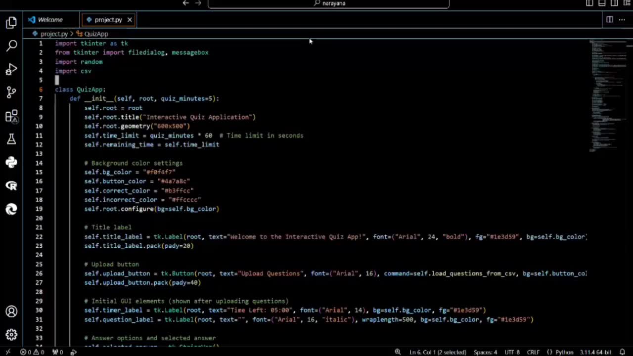 Naveen Chandu Mallela on LinkedIn: #python #tkinter #quizapp # ... Naveen Chandu Mallela on LinkedIn: #python #tkinter #quizapp # ...