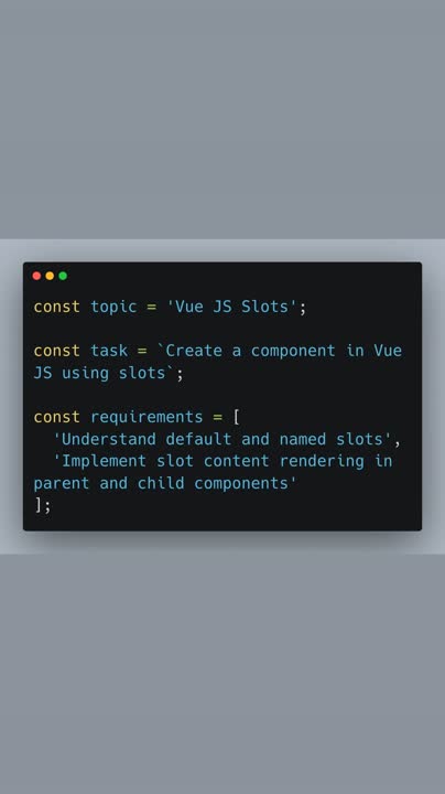 How to create a Vue JS component using slots | Anton Ioffe posted on ... How to create a Vue JS component using slots | Anton Ioffe posted on ...