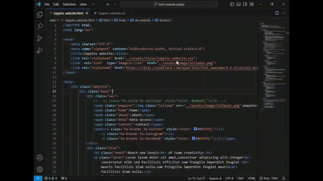 Ankita Dighe on LinkedIn: #html #css #website #webdesign Ankita Dighe on LinkedIn: #html #css #website #webdesign