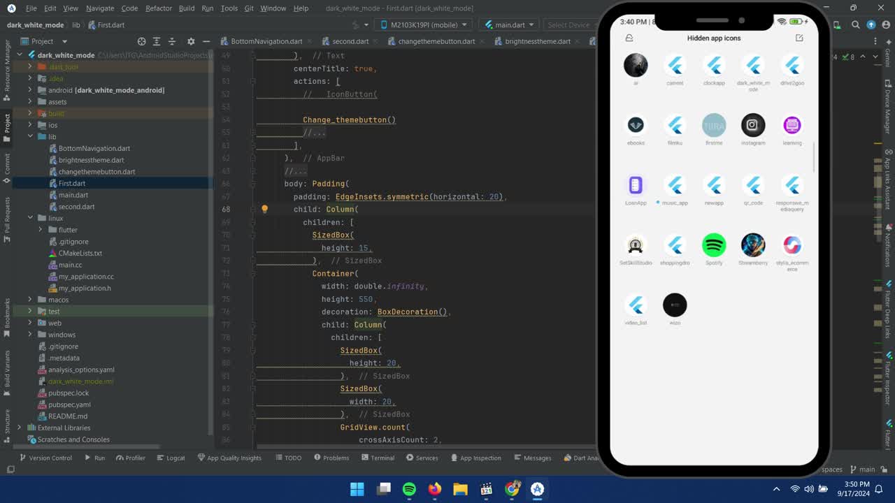How I implemented Dark Mode and White Theme in Flutter app | Jayson Das ... How I implemented Dark Mode and White Theme in Flutter app | Jayson Das ...