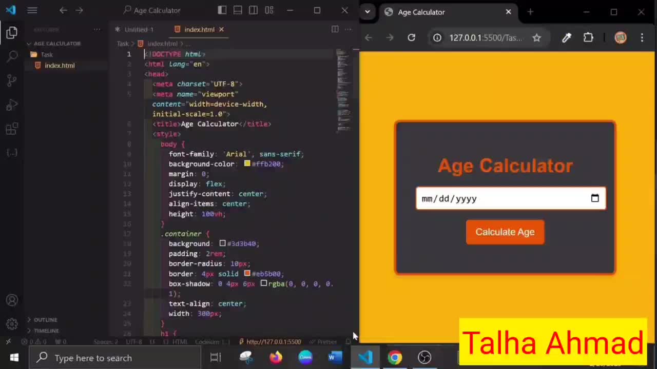 #internship #webdevelopment #javascript #agecalculator #coding # ... #internship #webdevelopment #javascript #agecalculator #coding # ...