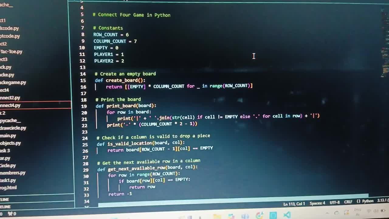 Pooja Pawar on LinkedIn: #pythonprogramming #gamedevelopment #connectfour Pooja Pawar on LinkedIn: #pythonprogramming #gamedevelopment #connectfour