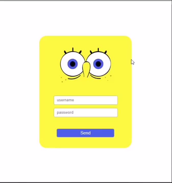 Sadegh Zare on LinkedIn: Playful Spongebob 😅 Html, css, js Login Page Sadegh Zare on LinkedIn: Playful Spongebob 😅 Html, css, js Login Page