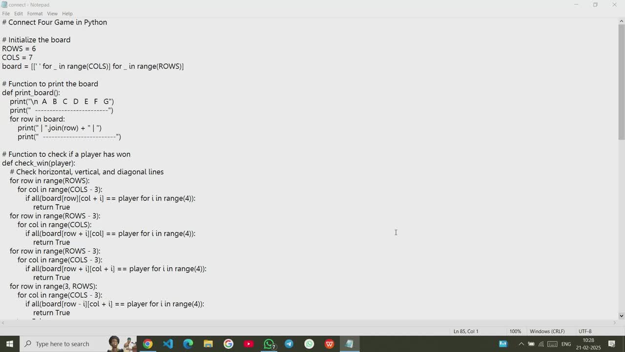 #internpe #internship #pythonprogramming #connectfourgame #programming ... #internpe #internship #pythonprogramming #connectfourgame #programming ...