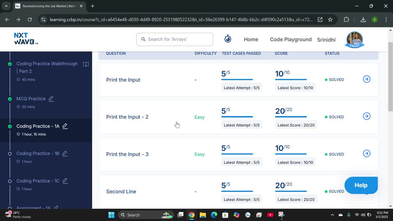 #nxtwave #ccbp #python #codingjourney #keeplearning | Srinidhi Kandhagiri #nxtwave #ccbp #python #codingjourney #keeplearning | Srinidhi Kandhagiri