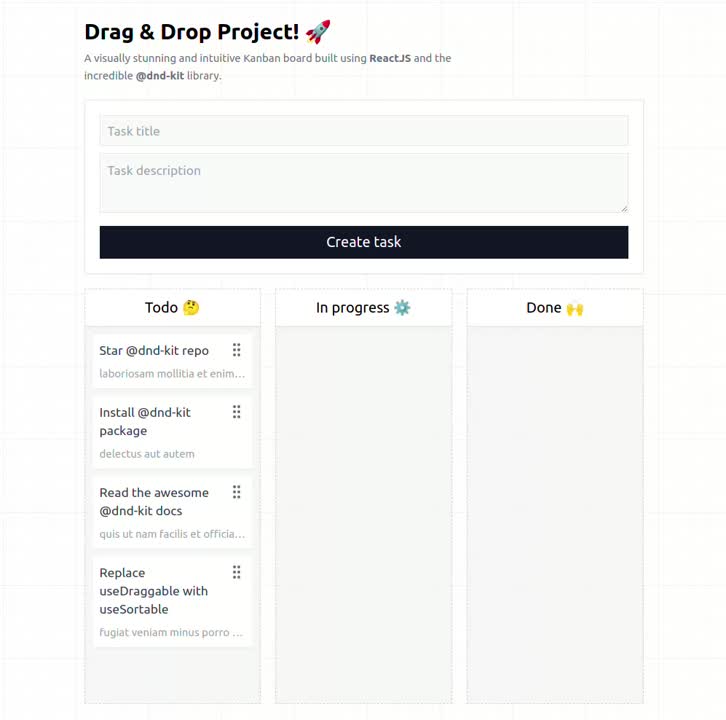 Bilal Essofyany on LinkedIn: #reactjs #dndkit #kanbanboard # ... Bilal Essofyany on LinkedIn: #reactjs #dndkit #kanbanboard # ...