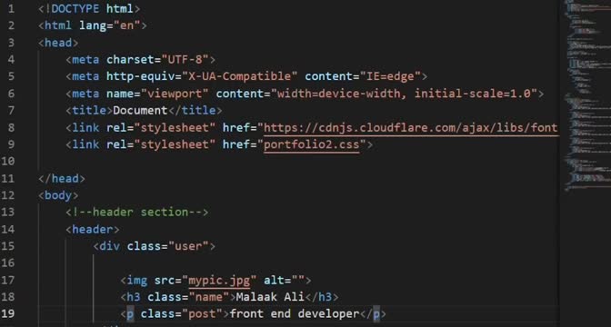 Malaak Ali on LinkedIn: #webdevelopment #portfolio #html #css Malaak Ali on LinkedIn: #webdevelopment #portfolio #html #css