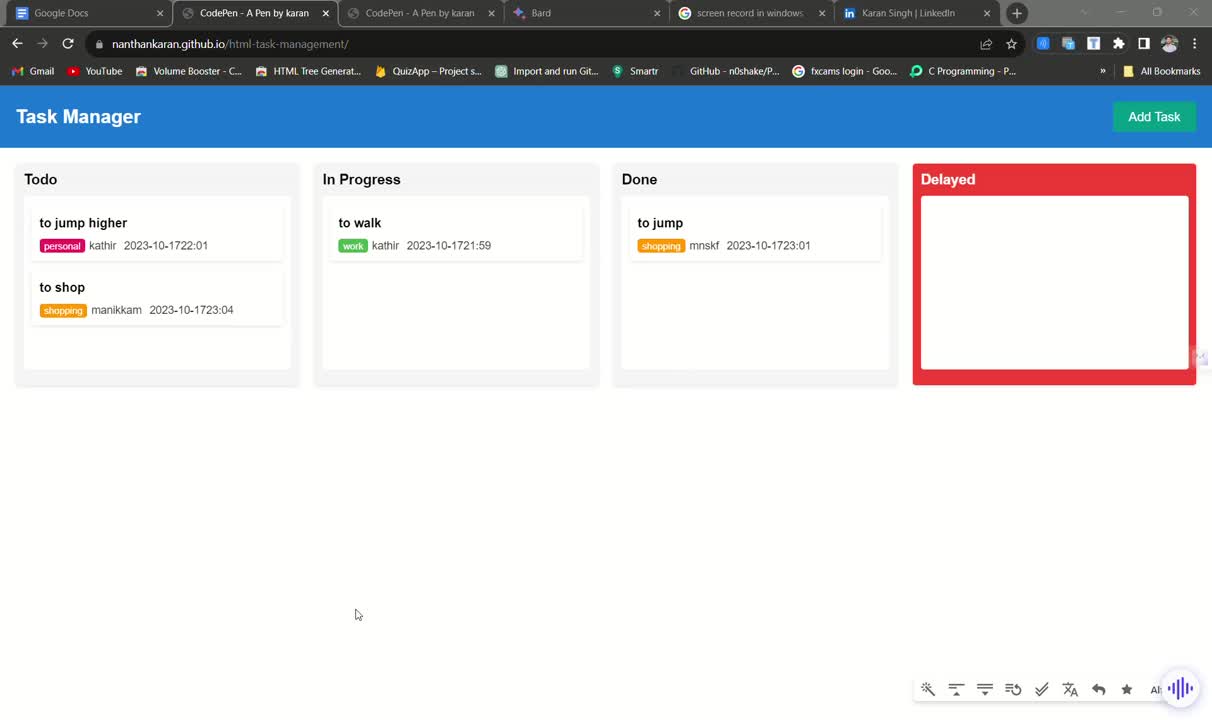 Karan Singh on LinkedIn: #todolist #html #css #javascript # ... Karan Singh on LinkedIn: #todolist #html #css #javascript # ...