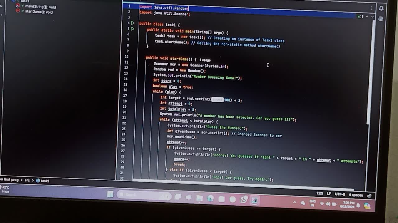 Gaurav Kumar on LinkedIn: #codsoft #internship #java Gaurav Kumar on LinkedIn: #codsoft #internship #java