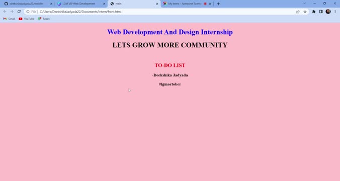 Deekshika Jadyada on LinkedIn: #task1 #html #css #javascript # ... Deekshika Jadyada on LinkedIn: #task1 #html #css #javascript # ...