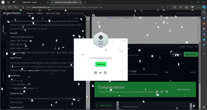 Pooja Namdev on LinkedIn: #python #coding #hackerrank # ... Pooja Namdev on LinkedIn: #python #coding #hackerrank # ...